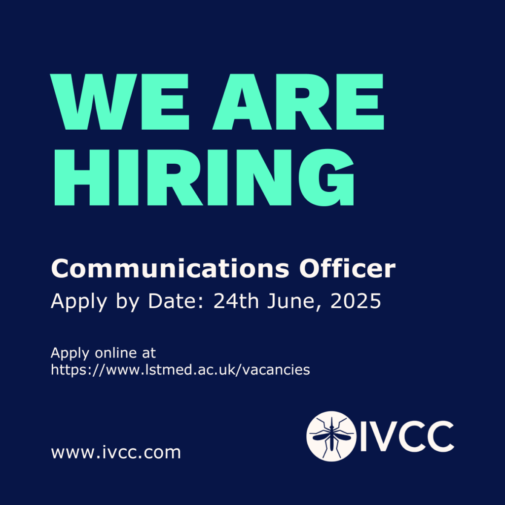 We're hiring: Communications Officer at IVCC - Innovative Vector ...